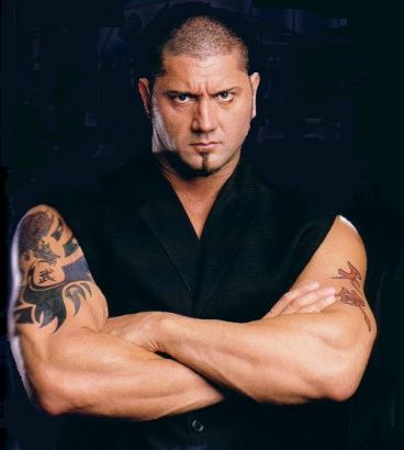 Dave Batista Kanji And Dragon Tattoo || Tattoo from Itattooz