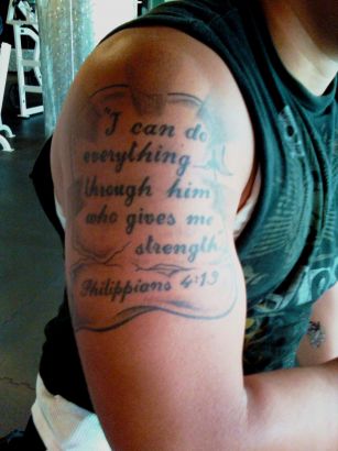 Text Tattoo Design On Arm || Tattoo from Itattooz